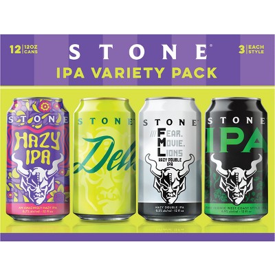 Stone Brewing Mixed Variety Pack - 12pk/12 Fl Oz Cans : Target