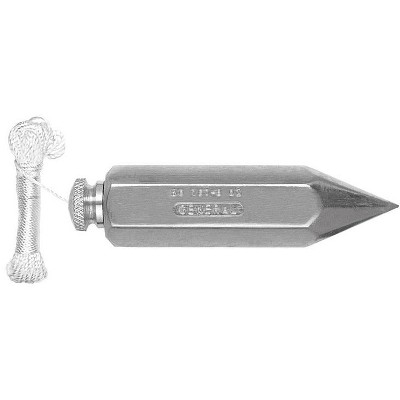 General 12 Oz Steel Plumb Bob 4.5 In. L 1 Pc : Target