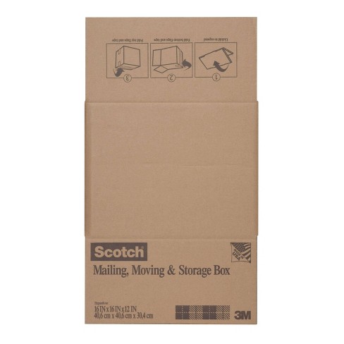Scotch Mailing/moving/storage Box - 16" X 16" X 12" : Target