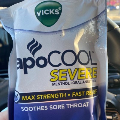 Vicks Vapocool Severe Medicated Cough Drops - Menthol - 45ct : Target