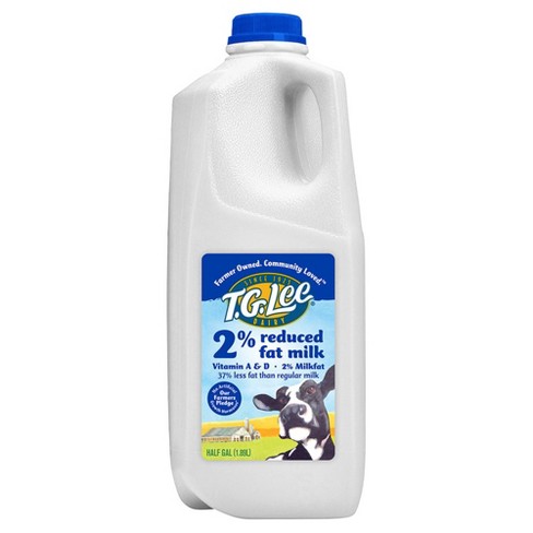 T.g. Lee 2% Reduced Fat Milk - 0.5gal : Target