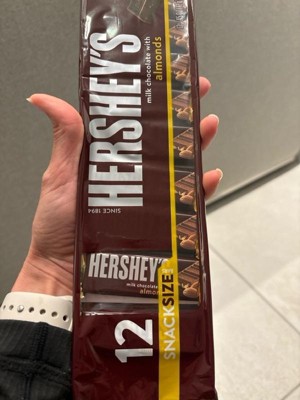 Hershey's Milk Chocolate With Almonds Candy Bars - 6ct : Target