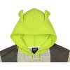 Shrek Costume Pullover Hoodie Sweatshirt With 3d Trumpet Ears On Hood ...