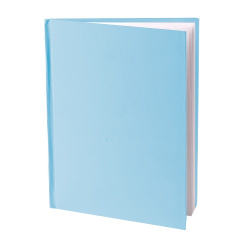 Young Authors Blue Hardcover Blank Book, White Pages, 11"h X 8-1/2"w ...