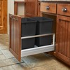 Rev-a-shelf Polymer Replacement 27 Quart Trash Bin Recycle Waste ...
