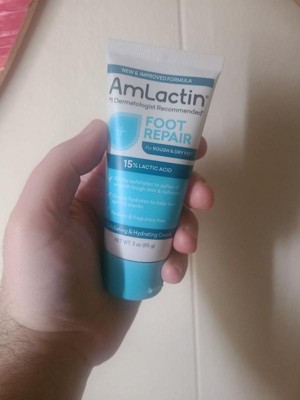 Amlactin Foot Repair Foot Cream Therapy Aha Cream Unscented - 3oz : Target