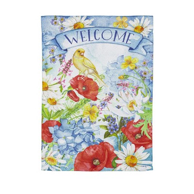 Summer Welcome Garden Suede Flag : Target