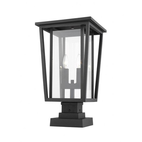 Z-lite Seoul 2 - Light Post Light In Black : Target