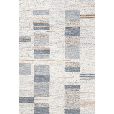 Nuloom Averill Modern Geometric Wool Area Rug : Target