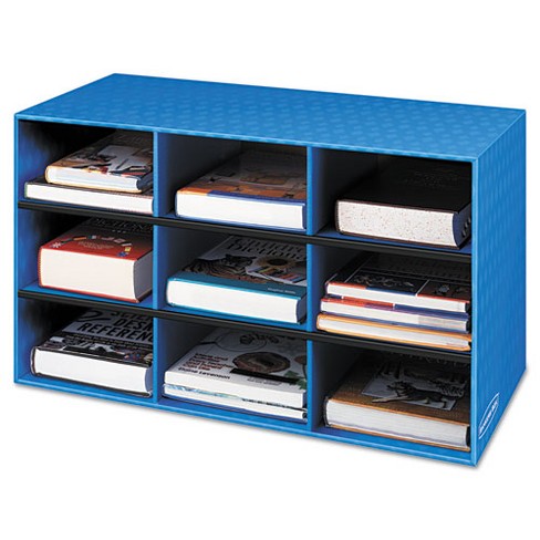 Bankers Box Classroom Literature Sorter, 9 Compartments, Blue, 28.25" X ...