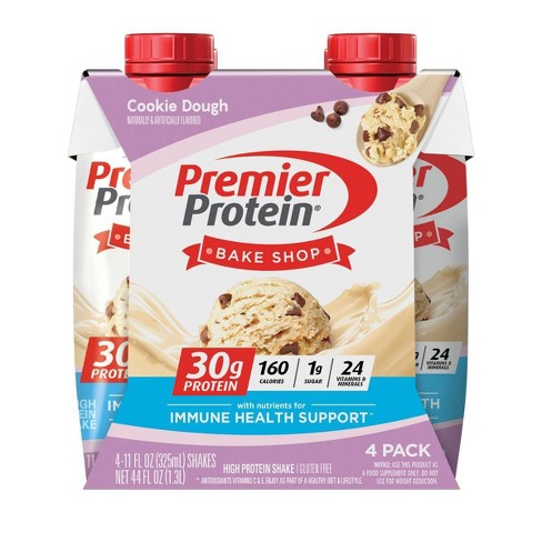 Premier Protein 30g Protein Shake - Cookie Dough - 44 Fl Oz/4pk : Target