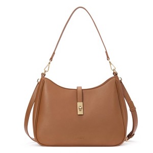 Hobo Bags for Women, Vegan Leather Tote Handbag, Water Repellent ...