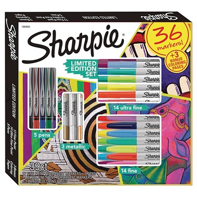 Sharpie Set, Fine Tip Permanent Markers, 36ct - Multicolor – Target ...