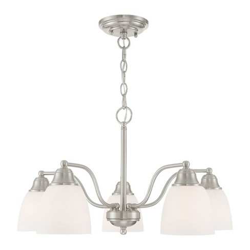 Livex Lighting Somerville 5 - Light Chandelier In Brushed Nickel : Target