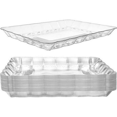 Smarty Had A Party 9" X 13" Black Rectangular With Groove Rim Plastic ...