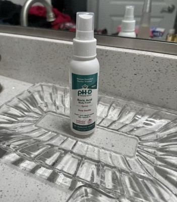 Ph-d Feminine Health Body Phresh Boric Acid Spray - Rose Vanilla - 3 Fl ...