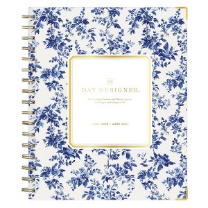 Day Designer 7"x9" 2026-2027 Planning Calendar Fleurie Blue Matte ...
