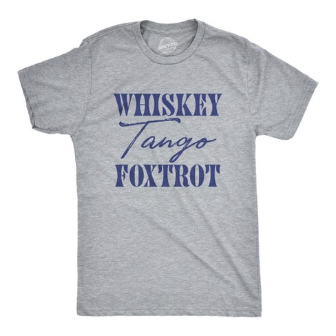 Mens Whiskey Tango Foxtrot T Shirt Funny Wtf Phonetic Alphabet Tee For ...