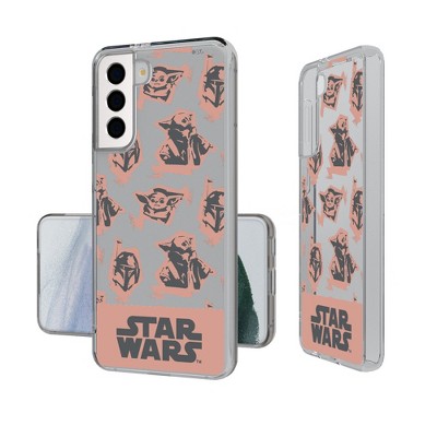 Keyscaper Star Wars: The Mandalorian Grogu Pattern Clear Phone Case For ...