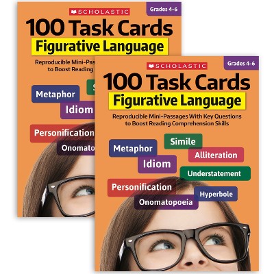 Scholastic Teaching Solutions 100 Task Cards: Literary Text Book, Grade ...
