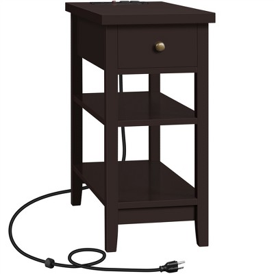 Linea Phone Stand With Chrome Accent - Dark Espresso - Winsome : Target