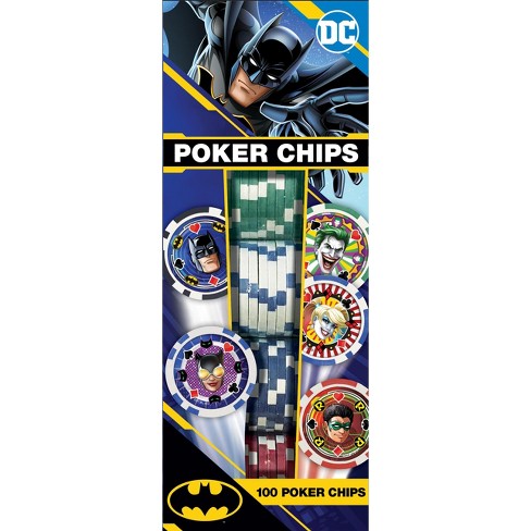 Masterpieces Casino Style Collectible 100 Piece Poker Chip Set - Batman ...