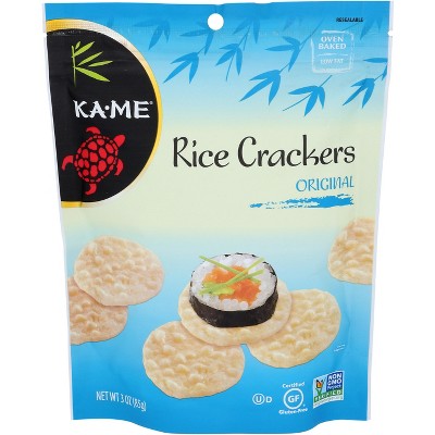 Ka-me Sesame Rice Crackers - Case Of 12/3.5 Oz : Target