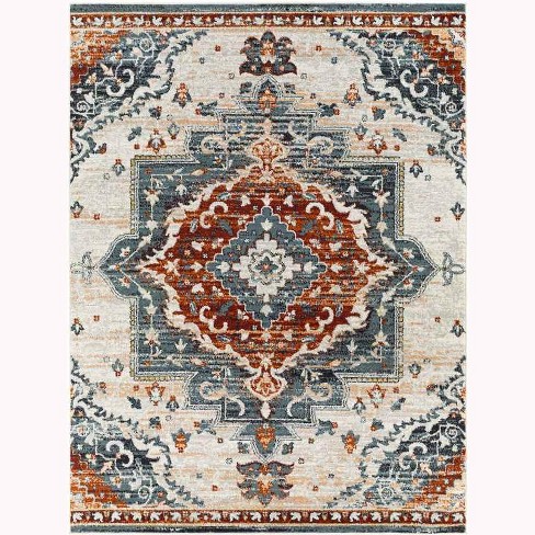 Mark & Day Sam 6'7"x9' Rectangle Woven Indoor Area Rugs Burgundy : Target