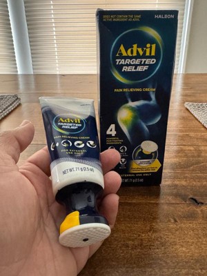 Advil Targeted Relief Pain Relieving Cream with Massage Applicator - 2 ...