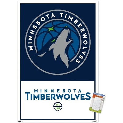 Trends International Nba Minnesota Timberwolves - Logo 21 Unframed Wall ...