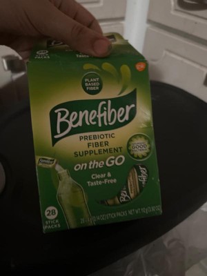 Benefiber Prebiotic Sugar-free On The Go Fiber Supplement Powder - 28ct ...