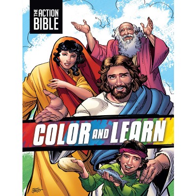 The Action Bible Color And Learn - By David C Cook (paperback) : Target
