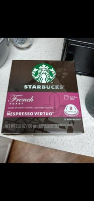 Starbucks By Nespresso Vertuo Line Pods Dark Roast Coffee French Roast ...