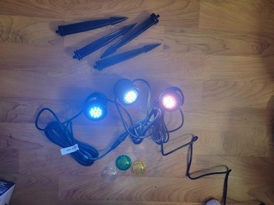 3pk Led Submersible Light With Photocell & Transformer - Alpine ...