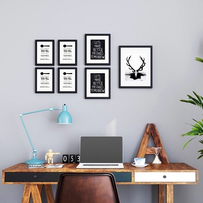 Songmics Picture Frames 10 Pack Collage Picture Frames With Two 8x10 ...