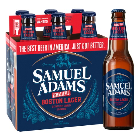 Samuel Adams Boston Lager Beer - 6pk/12 Fl Oz Bottles : Target