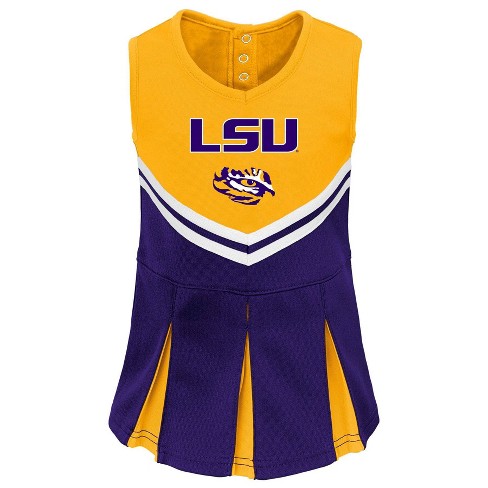 Ncaa Lsu Tigers Toddler Girls' 2pc Cheer Dress Set : Target