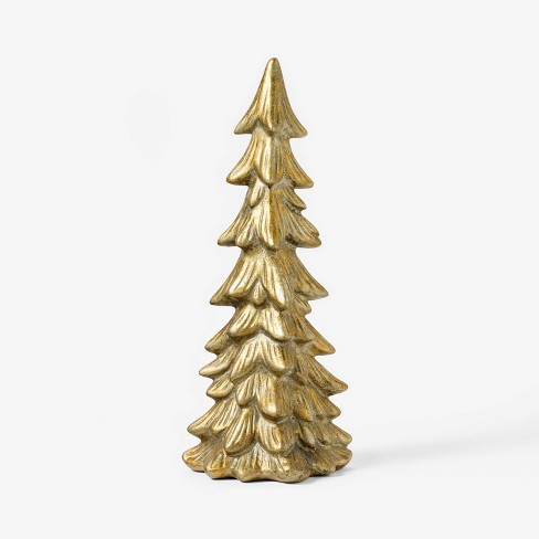 Large Antiqued Ceramic Tree Gold - Threshold™ Designed With Studio ...