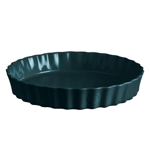 Emile Henry 12.6" X 2.2" Extra Large Deep Tart Dish, Ocean : Target