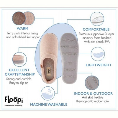 Floopi Women's Sydney Ribbed Knit Clog Slipper : Target