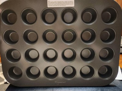 24ct Nonstick Aluminized Steel Mini Muffin Baking Pan Gold - Figmint ...