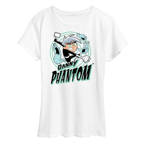 Women's Danny Phantom Danny Phantom Ghost Logo Short Sleeve Graphic T ...