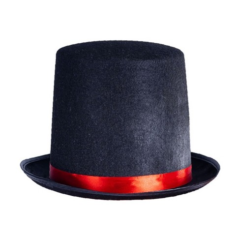 Dress Up America Tuxedo Top Hat - Adults - Red : Target