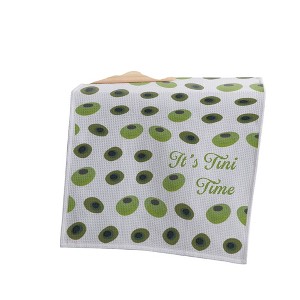 Personalization Mall Tini Time Waffle Weave Kitchen Towel : Target