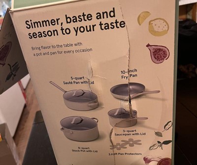 7pc Nonstick Ceramic Coated Aluminum Cookware Set - Figmint™ : Target