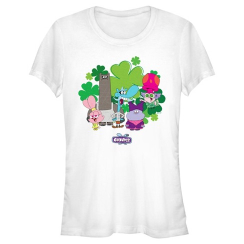 Junior's Women Chowder Main Characters Clovers T-shirt : Target
