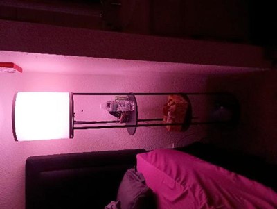 56"x11" Shelf Floor Lamp Black - Room Essentials™: Modern Standing Lamp ...