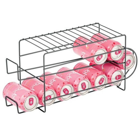 Mdesign Metal 2-tier Pop/soda And Food Can Storage Dispenser : Target