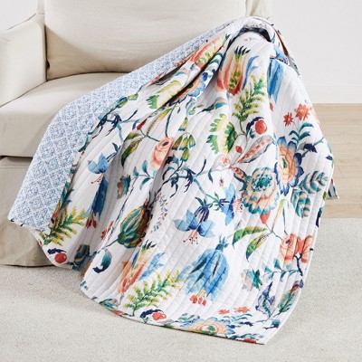 Clementine Spring Quilted Throw- Levtex Home : Target