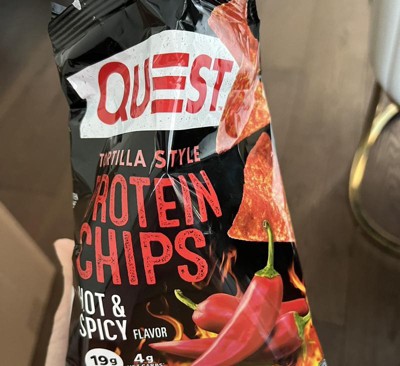 Quest Nutrition Hot & Spicy Chips Bag - 4.5oz/4ct : Target